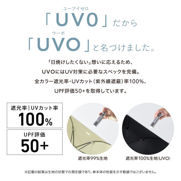 シリーズ累計販売数350,000本突破の完全遮光日傘 「UVO（ウーボ）」2024新作コレクション - Wpc.公式オンラインストア
