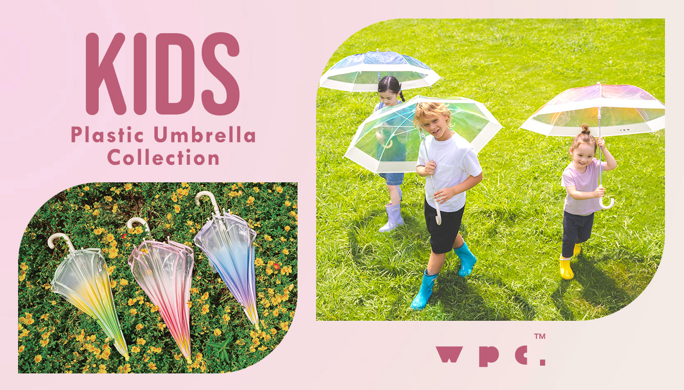 雨の日のお出かけをもっと楽しく！ キッズビニール傘 Wpc. for KIDS - Wpc.公式オンラインストア